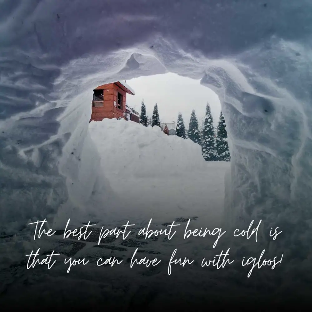 65+ Amazing Igloo Instagram Captions for Winter Lovers