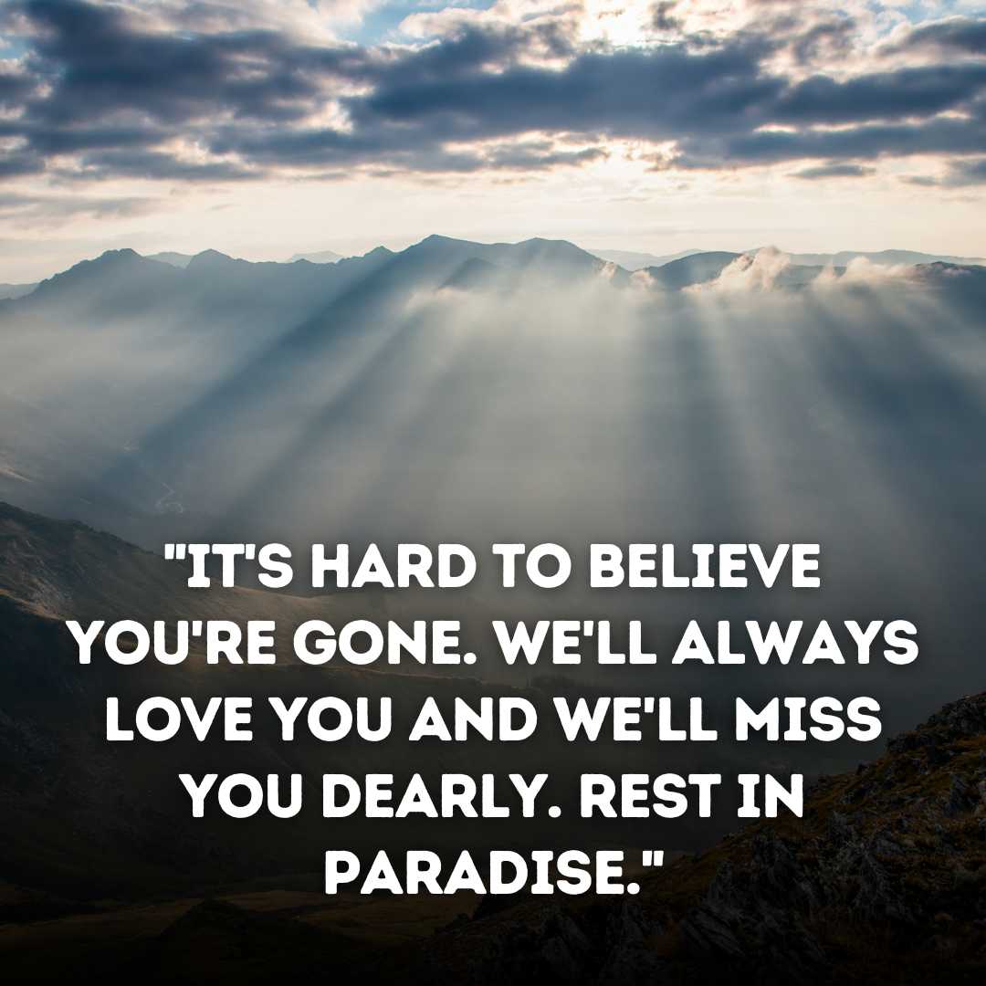 80+ Rest in Peace Quotes for Sudden Death of a Friend