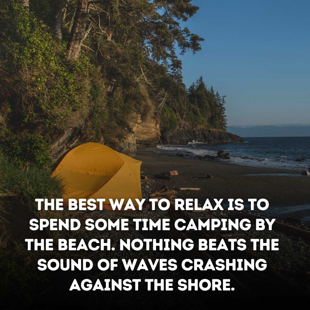 110+ Beach Camping Instagram Captions for Adventure Lovers
